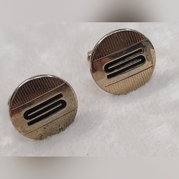 SWANK | Accessories | Vintage Swank Monogram Gold Tone Cufflinks | Poshmark